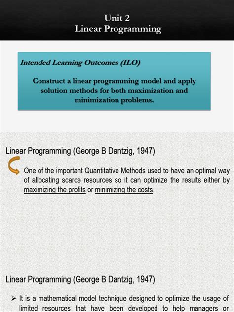 Linear Programming Pdf Linear Programming Mathematical Optimization