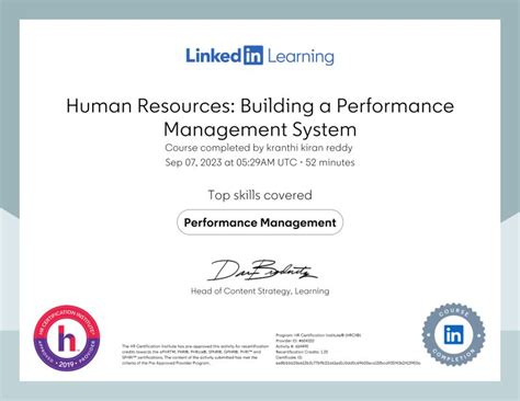 kranthi kiran reddy on linkedin certificate of completion