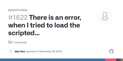 There Is An Error When I Tried To Load The Scripted Fasterrcnnresnet50fpn Model · Issue 1622