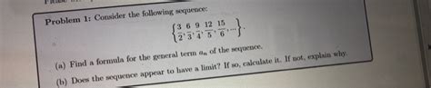 solved problem 1 consider the following sequence 3 6 9 12