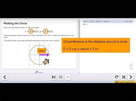 Plot Circles From The Parametric Equation Python Turtle YouTube