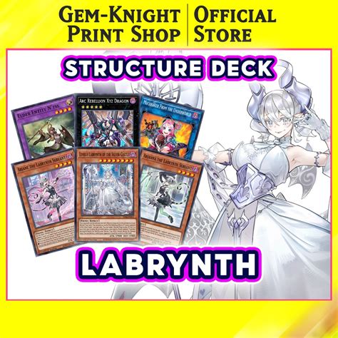 [โพสต์การพิมพ์] Yugioh Deck Deck Deck Deck Labrynth Structure Deck Shopee Thailand