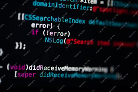 Premium Photo Programming Code Abstract Technology Background Of