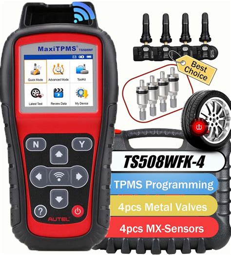 Amazon Com Autel MaxiTPMS TS WFK With Pcs MX Sensor Pcs Metal Valves Upgrade Of TS K