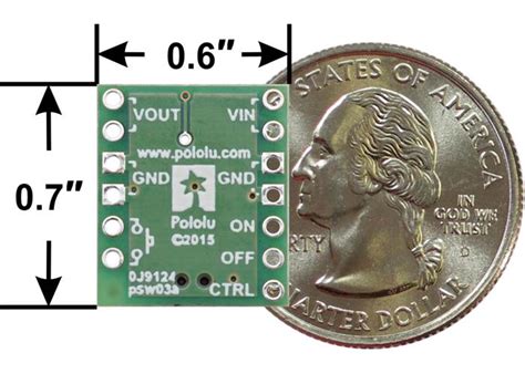 Mini Pushbutton Power Switch With Reverse Voltage Protection LV