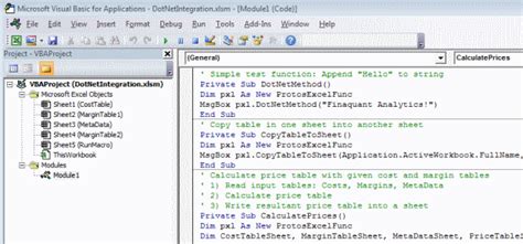 Calling Table Functions From Microsoft Excel