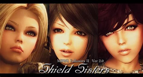Mbws Followers Ii Shield Sisters フォロワー Skyrim Mod データベース Mod紹介・まとめサイト