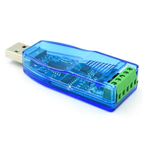 2pcs Usb To Rs485 Converter Isolate Module Upgrade Industrial Tvs Esd