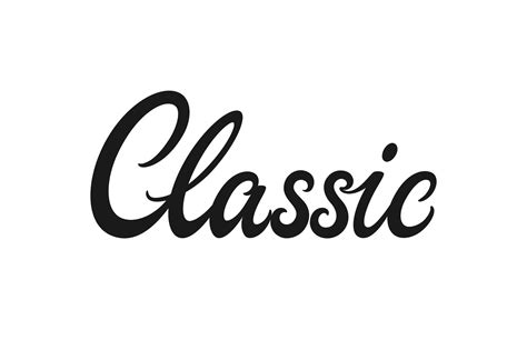 Classic Vector Lettering A Branding And Logo Template By Zagach Letters