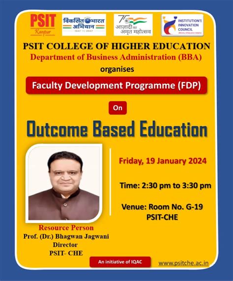 Shivam Verma On Linkedin Directorpsitcollegeofhighereducation Facultydevelopmentprogram Topic