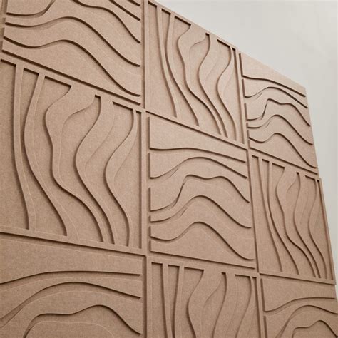 Wave Tile Set Decorative Acoustic Tiles New Modern Art
