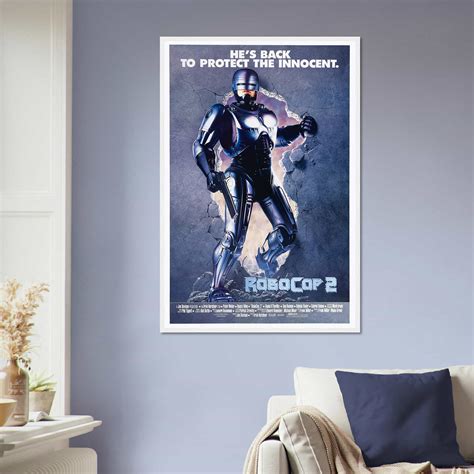 Robocop 2 1990 Movie Poster Robocop 2 Classic Movie Poster Robocop