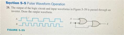Solved Section 5 5 Pulse Waveform Operation 28 The Output