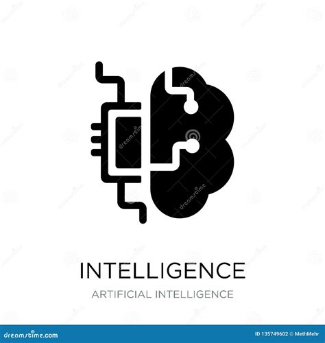 Intelligence Icon In Trendy Design Style Intelligence Icon Isolated On