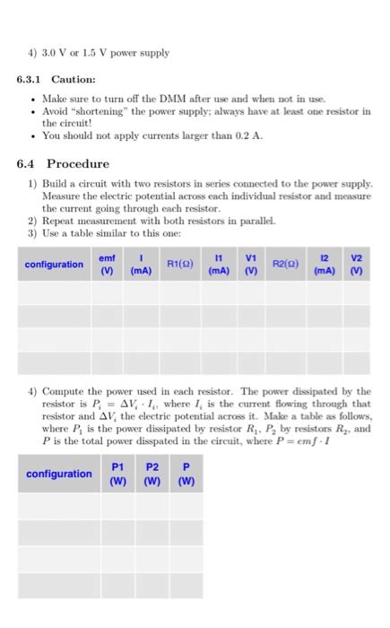 Solved Lab DC Circuits With Connections In Series And Chegg