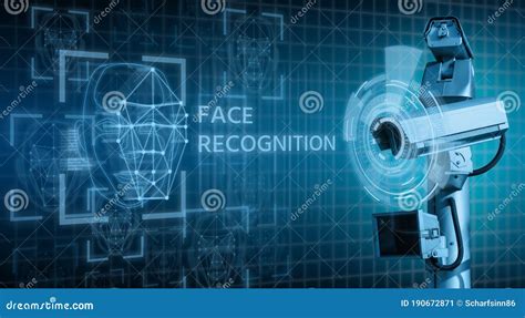 Surveillance Ccvt Camera Stock Image Image Of Recognition 190672871