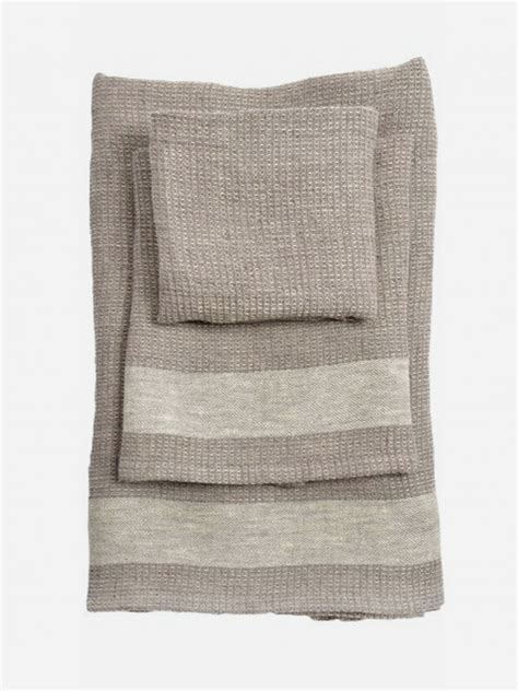 스밀테 와플 린넨 타월 Large 유라테 리투아니아 린넨