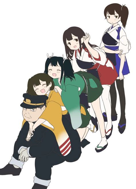 Admiral Kaga Akagi Souryuu Hiryuu And 1 More Kantai Collection