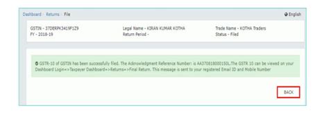Steps To Resolve The Error Invalid Summary Payload” In Gstr 10