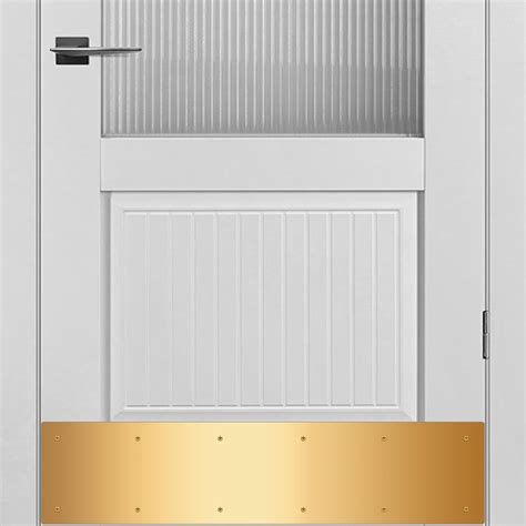 Bikykose 2pcs 34×8inch Aluminum Door Kick Plates For Exterior Doors