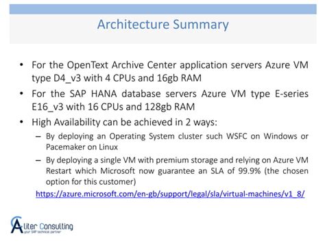 Opentext Archive Server On Azure Pdf Cloud Computing Internet