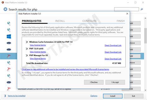 How To Install Php On Windows 10 Using Web Platform Installer It Nota