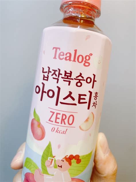 티로그 아이스티 납작 복숭아 아이스티 홍차 제로 내돈내산 후기 네이버 블로그