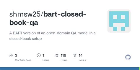 Github Shmsw25bart Closed Book Qa A Bart Version Of An Open Domain