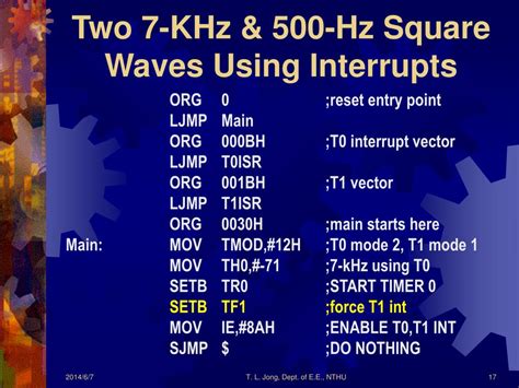 ppt interrupts of 8051 powerpoint presentation free download id 1413605