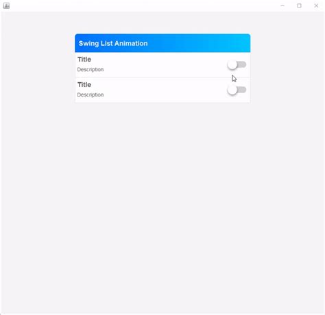 github dj raven java toggle list animation
