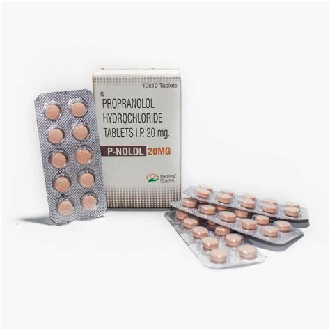 Propranolol Hydrochloride Tablet At ₹ 28 Stripe Hypertension Medicine In Nagpur Id