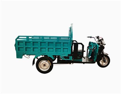 Auto Cargo Loader Silvery White Color Electric Rickshaw 48v 800w 1000w