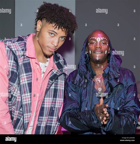 New York Usa 11th Jul 2017 Rapper Youngl And Basketball Player