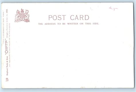 New York City Postcard St Paul Church Broadway Fulton C1905 Raphael Tuck Sons United States