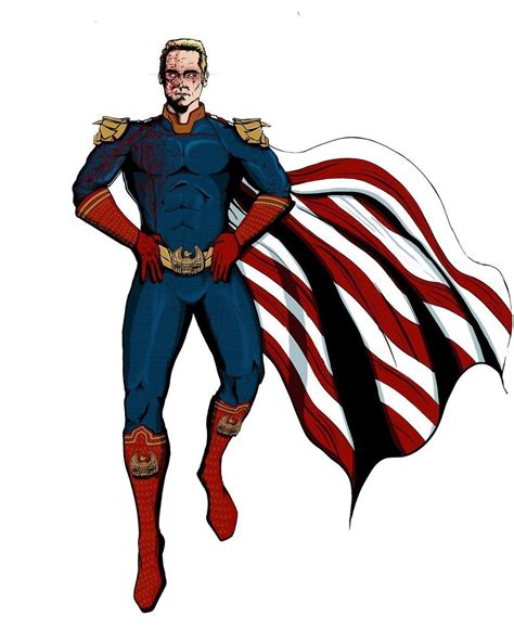 Homelander 🦅 Homelander Flag Homelander Artwork Superman Captain Marvel
