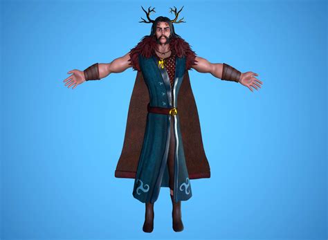 Fantasy Character Ulgen D Model By Xeltor