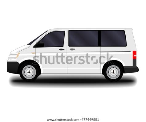 Passenger Van Stock Vector Royalty Free 477449551 Shutterstock