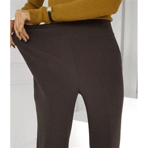 Gumzzi Creased Boot Cut Slacks Yesstyle