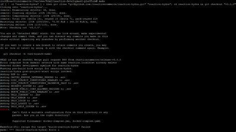 Cannot Make The Project To Work With Make Issue Reactioncommerce Reaction Development