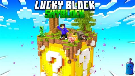 Lucky Block Skyblock In Minecraft Marketplace Minecraft