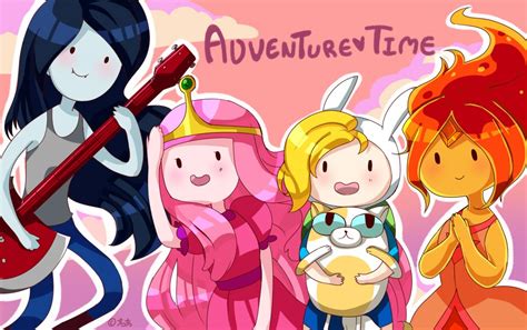At Girls Adventure Time With Finn And Jake Fan Art 35435754 Fanpop