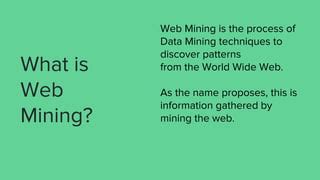 Web Mining PPT