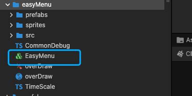 Github Iwae Easymenu Easymenu Is A Component To Help Developers To Add Menus Easily In Cocos