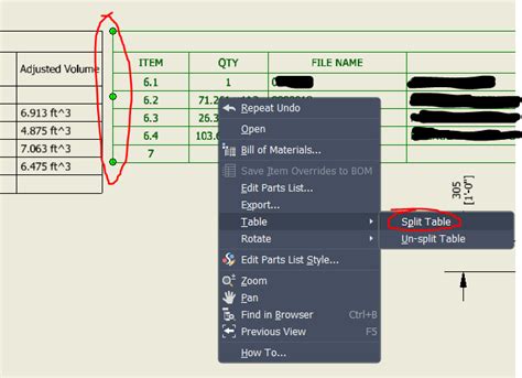 Parts List Wrapping Autodesk Community