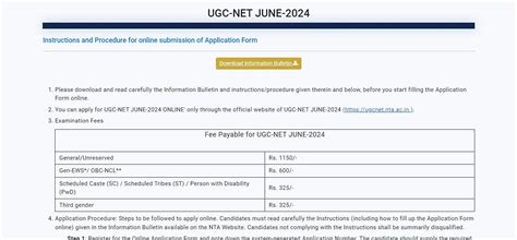 UGC NET Photo Size Guidelines Form Correction Application Window
