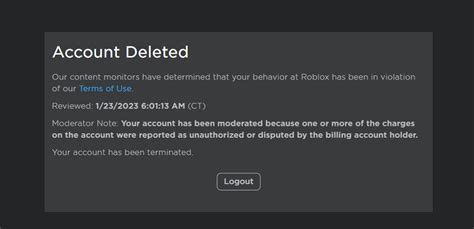 Roblox Unbanned My Deleted Account But I Cant Access It So For Context My Account Was Deleted
