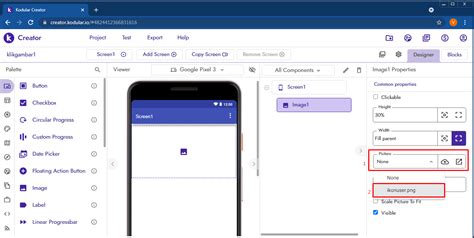 Cara Membuat Klik Gambar Dalam Aplikasi Di Kodular Tutorial Blok Programming Versi Dwiay