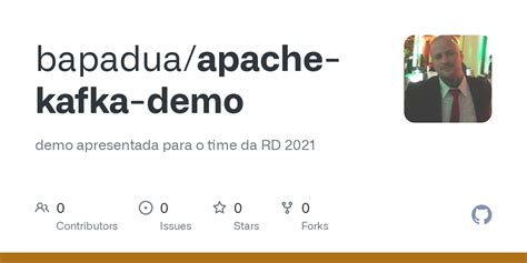 Github Bapaduaapache Kafka Demo Demo Apresentada Para O Time Da Rd 2021