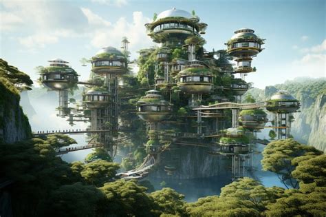 Premium Ai Image Concept Of Artificial Intelligence Technology Applied To Environmental