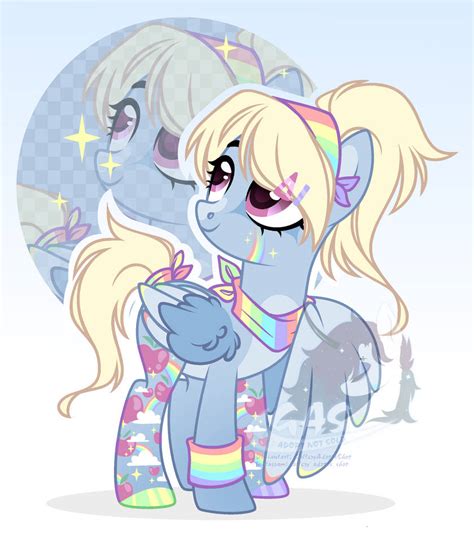 Apple Jack X Rainbow Dash Mlp Adoptable Open By Galleryadoptsshop On